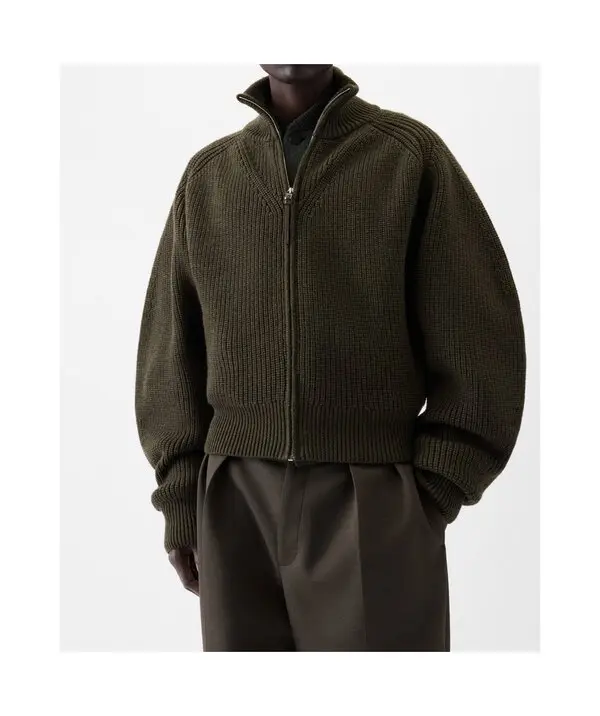 Jacquemus Zip-up Knitted Cardigan