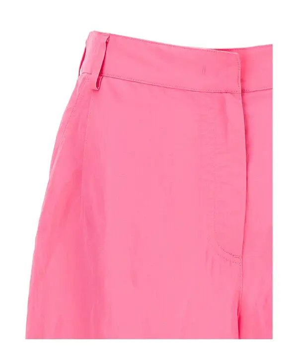 MSGM Elasticated-ankles Wide-leg Trousers
