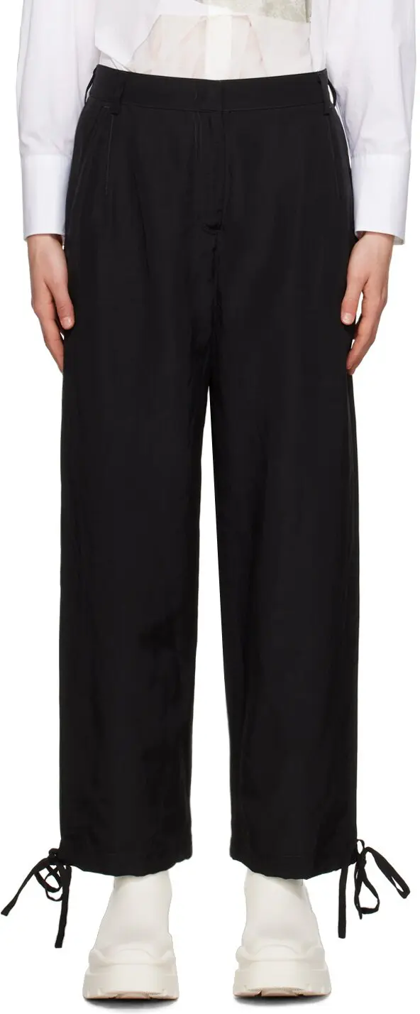 MSGM Elasticated Ankles Wide-leg Trousers