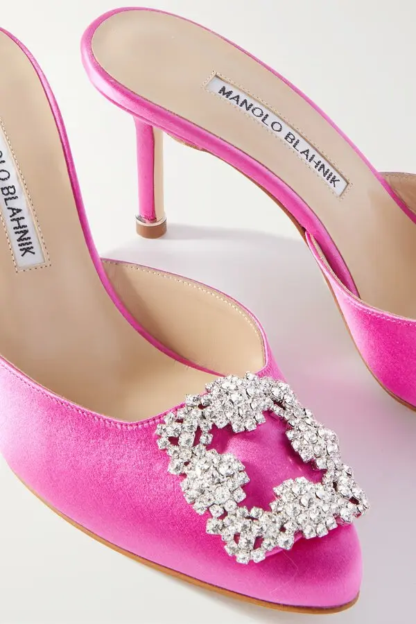 Manolo Blahnik Hangisimu Pointed High Heels