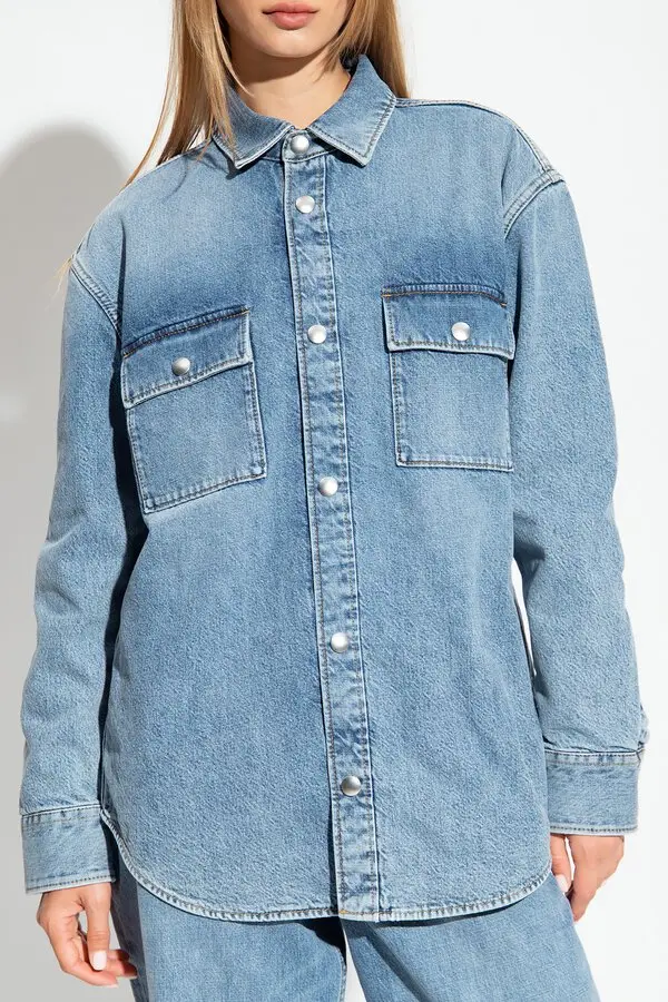 Bottega Veneta Medium Indigo Denim Shirt