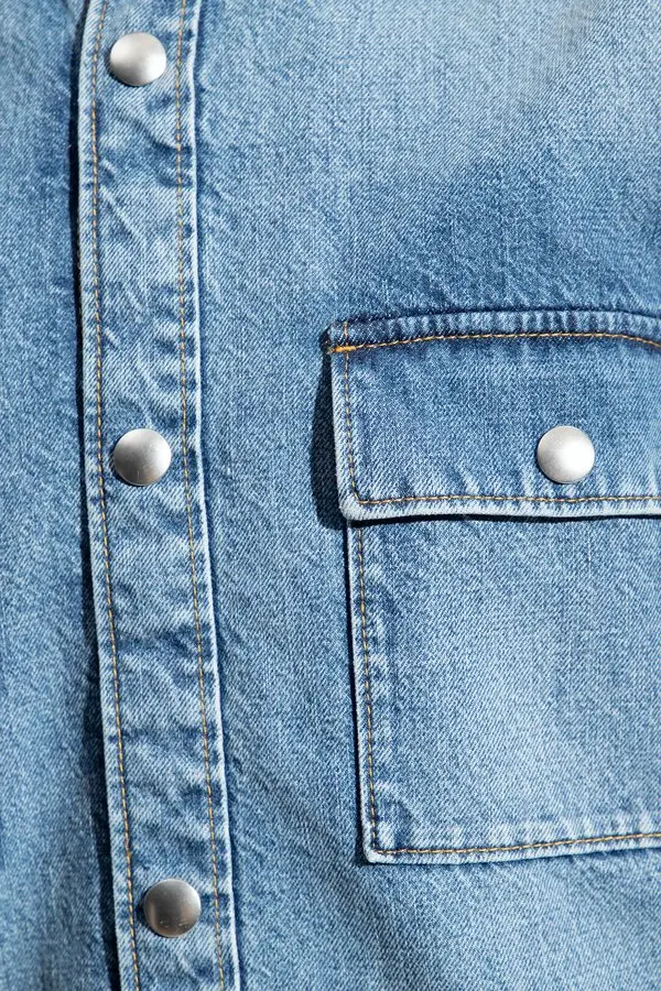 Bottega Veneta Medium Indigo Denim Shirt