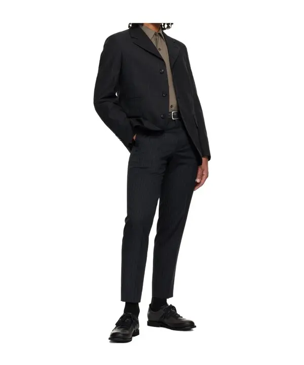 Comme Des Garçons Dobby Stripe Blazer