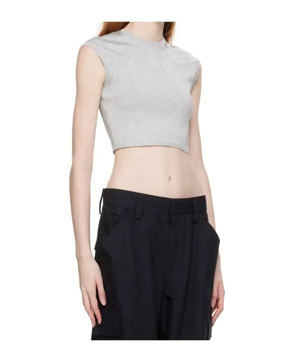 Alexander Wang Sleeveless Crop Top