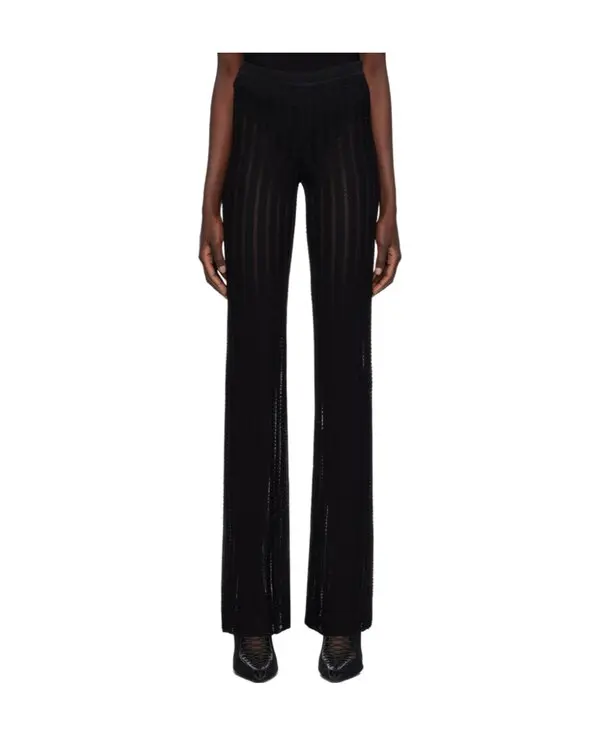 DION LEE Snakeskin Semi-sheer Trousers