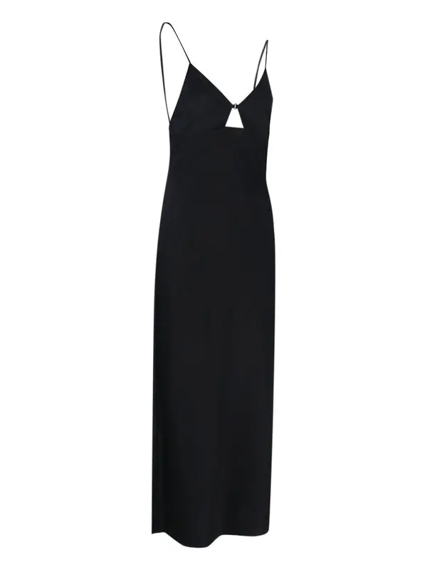 Filippa K Slip Maxi Dress With Cut-out Detail