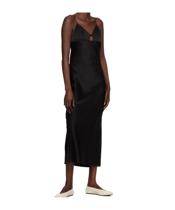 Filippa K Slip Maxi Dress With Cut-out Detail