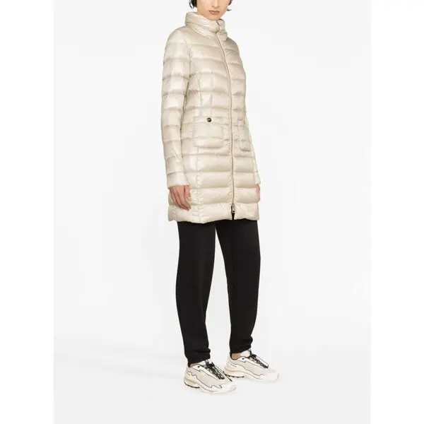 Herno Long-sleeved Down Jacket - Nude