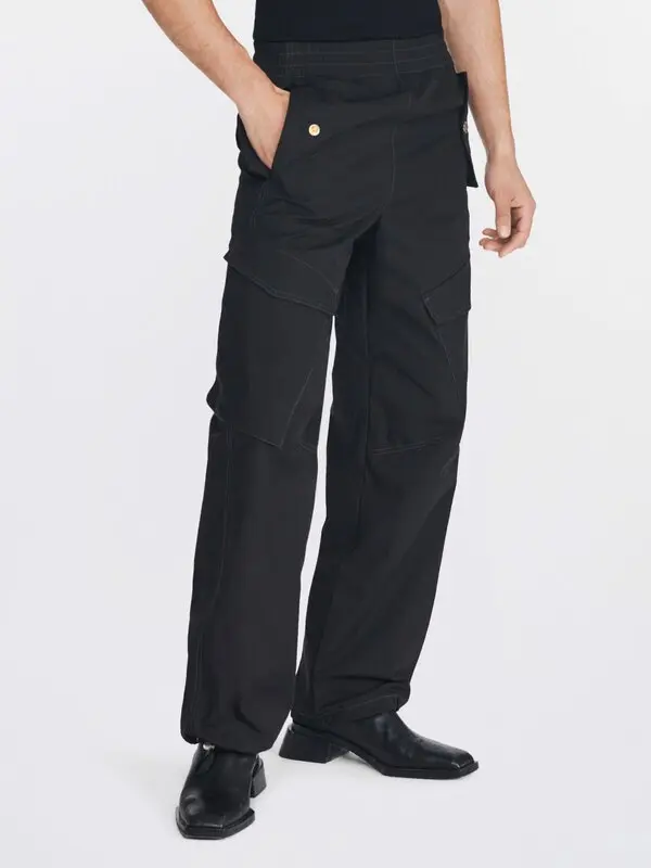 DION LEE Twill Cargo Trousers