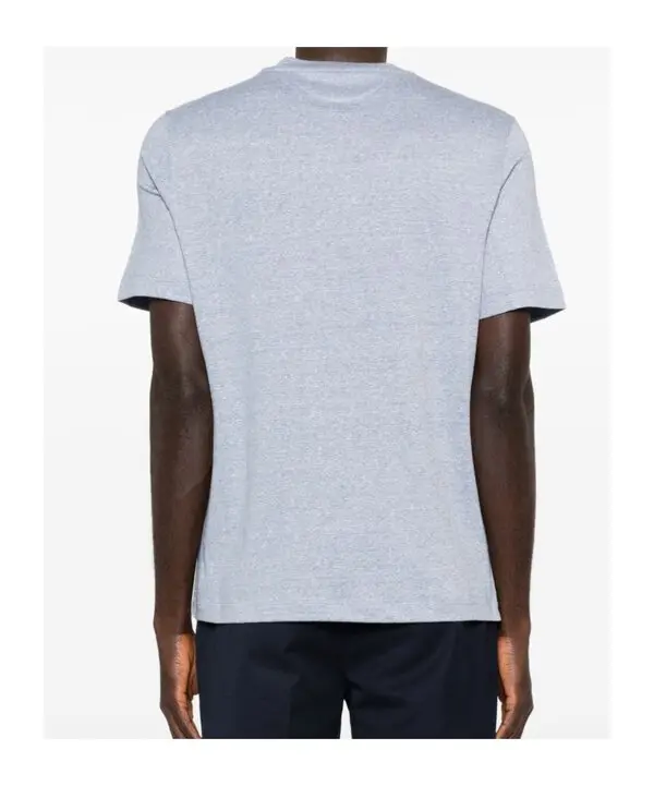 Brunello Cucinelli Straight Hem Cotton T-shirt - Gray