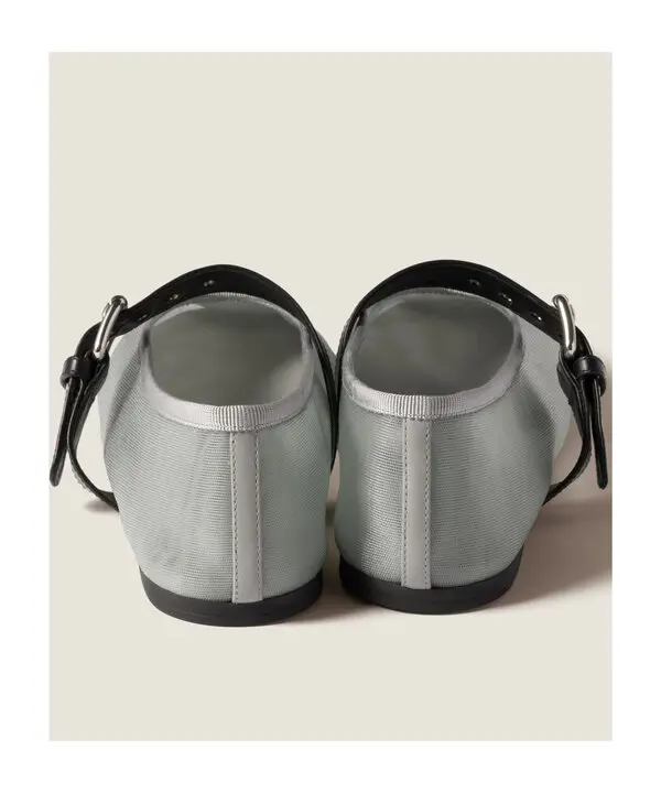 Miu Miu Mesh Fabric Ballerinas