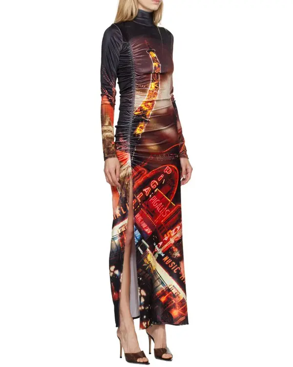 JEAN PAUL GAULTIER Pigalle Velvet Maxi Dress