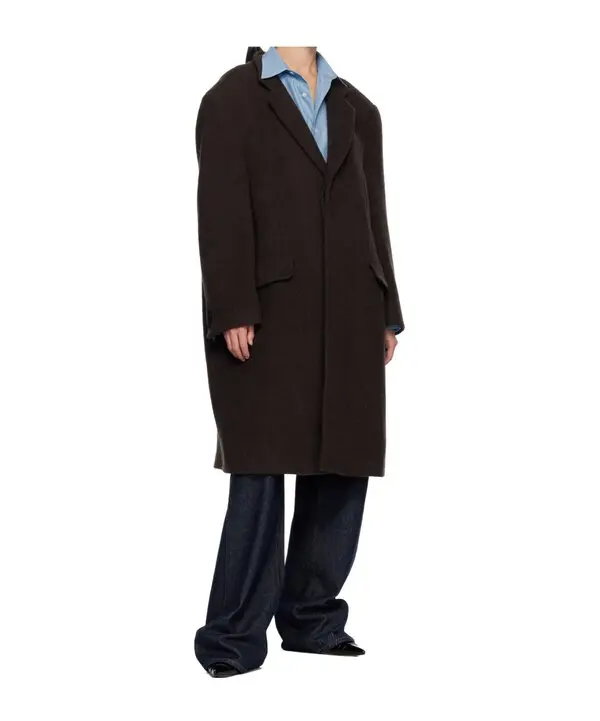 MAISON MARGIELA Drop-shoulder Wool Coat