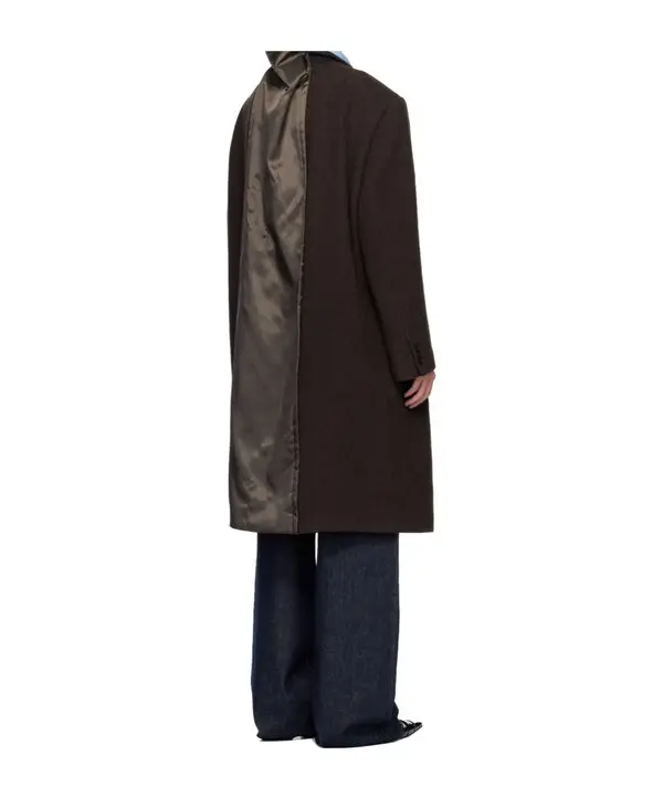 MAISON MARGIELA Drop-shoulder Wool Coat