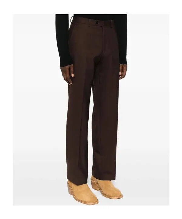 SUNFLOWER Flat-front Tailored Trousers