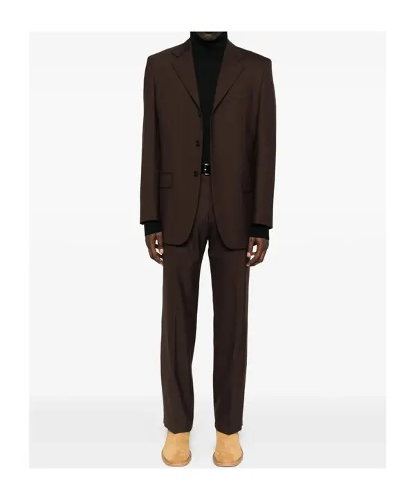 SUNFLOWER Flat-front Tailored Trousers