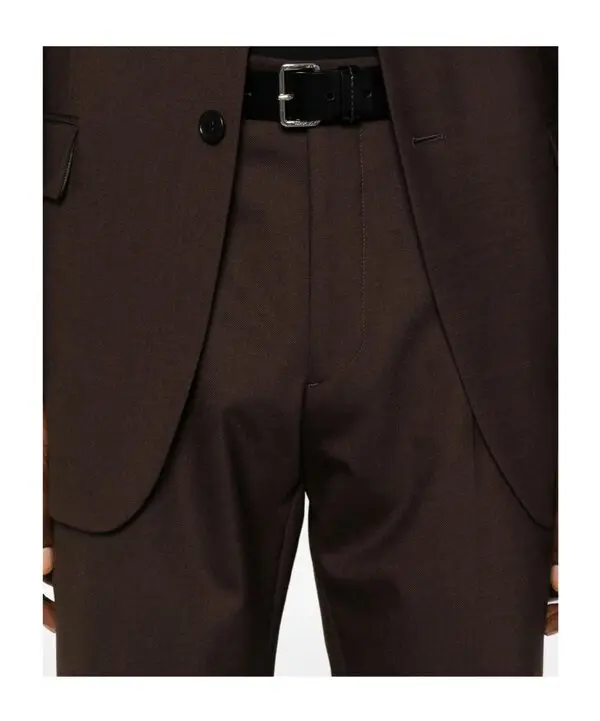 SUNFLOWER Flat-front Tailored Trousers