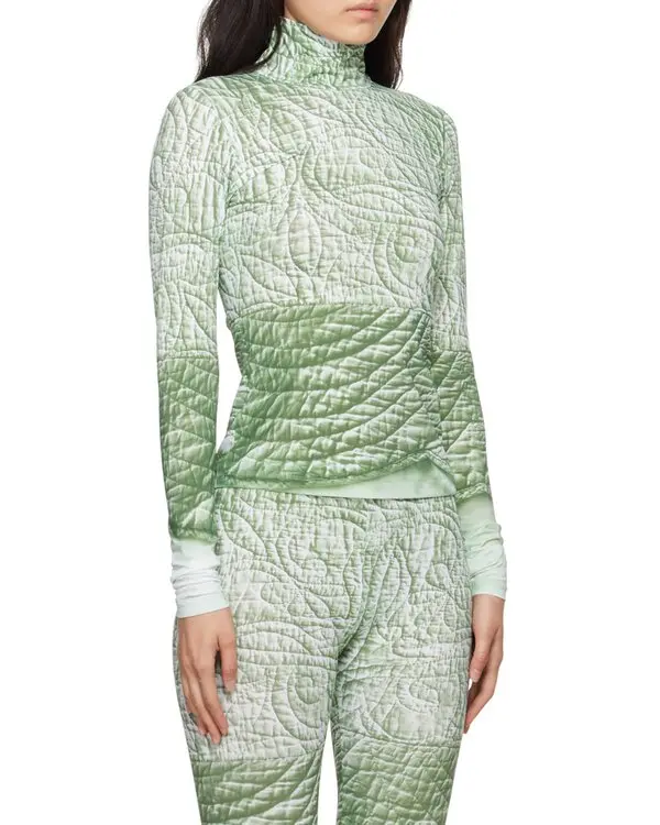 MAISON MARGIELA Long Sleeve Printed Top