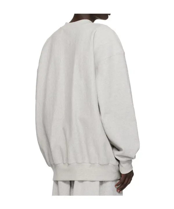 HED MAYNER Fur Trim French Terry Pullover