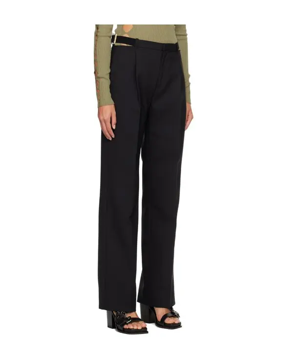 DION LEE Belted Tailored Trousers