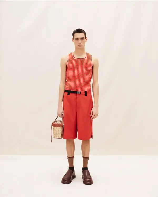 Jacquemus Le Short Meio Oversized Shorts - Red