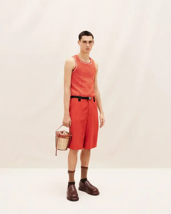Jacquemus Le Short Meio Oversized Shorts - Red