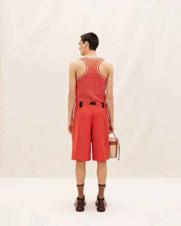 Jacquemus Le Short Meio Oversized Shorts - Red