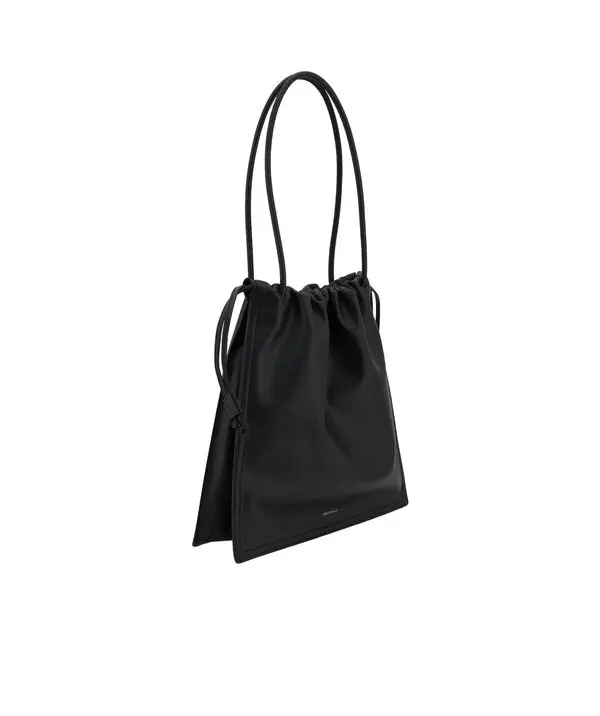 COCCINELLE Logo Embossed Drawstring Tote Bag