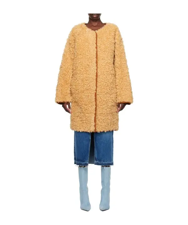 STAND STUDIO Paola Faux Fur Coat