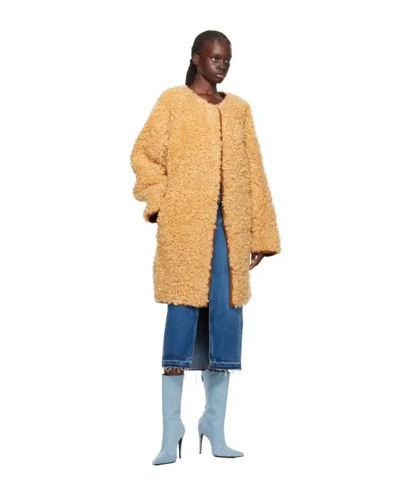 STAND STUDIO Paola Faux Fur Coat