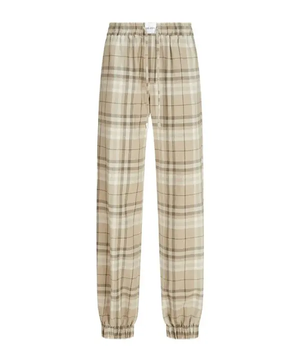 Attico Checkered Trousers