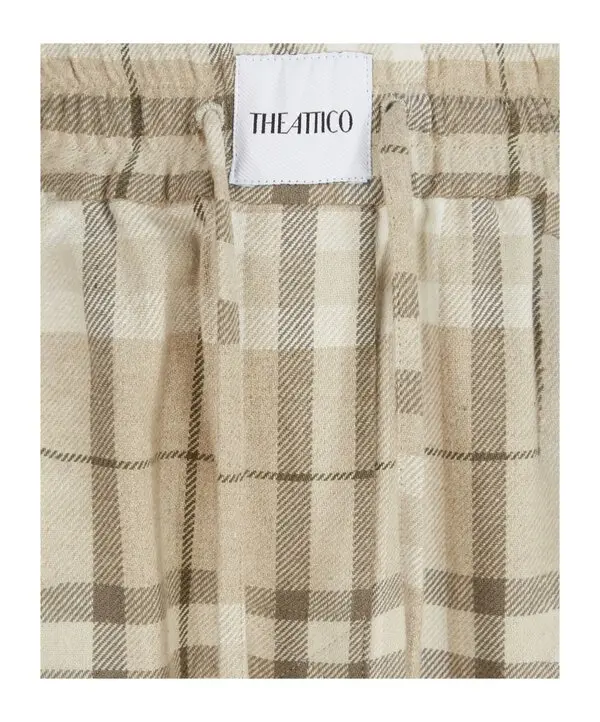 Attico Checkered Trousers