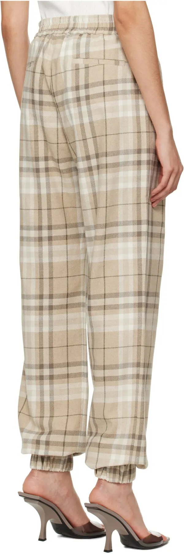 Attico Checkered Trousers