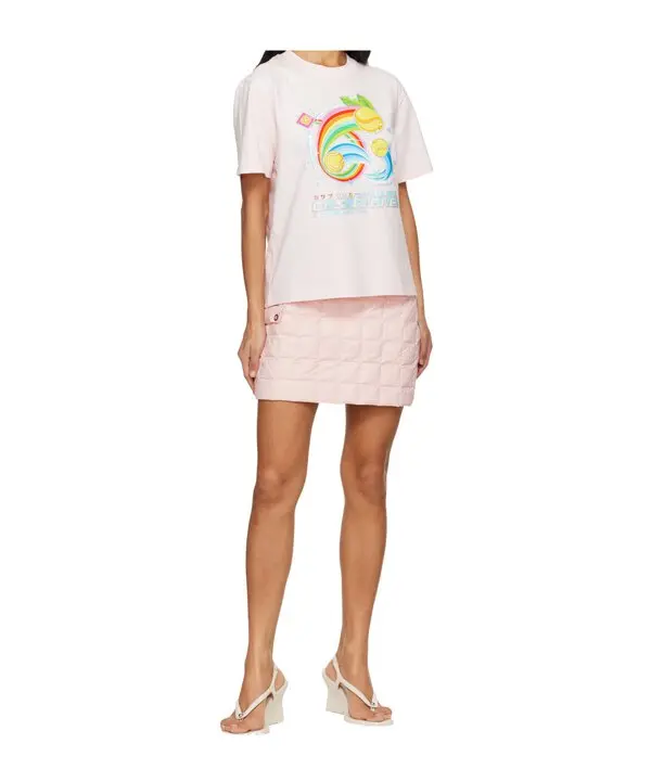 Casablanca Quilted Nylon Mini Skirt