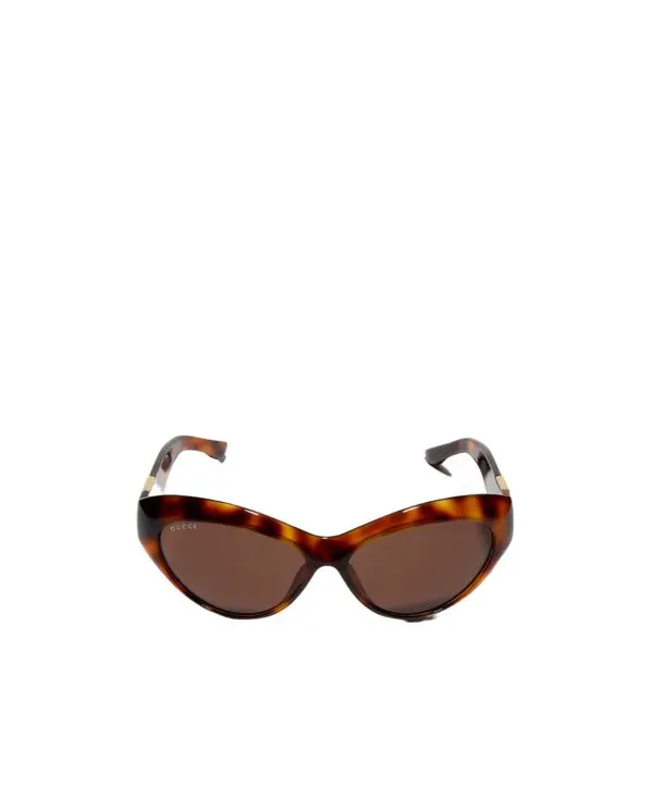 Gucci Cat Eye Frame Sunglasses - Brown