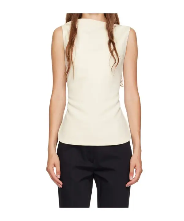 RÓHE Backless Lace-up Vest