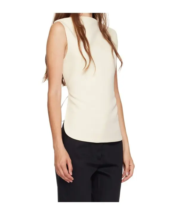 RÓHE Backless Lace-up Vest