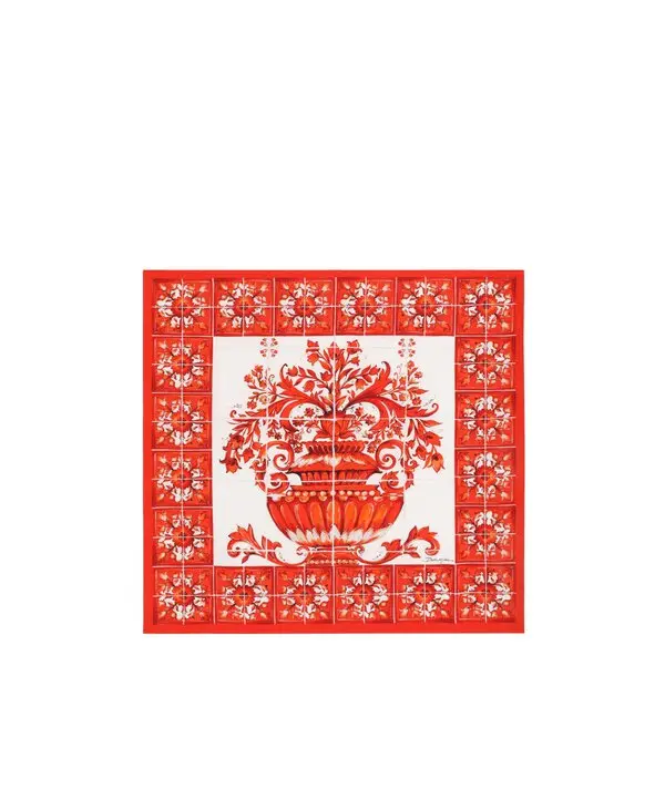 Dolce & Gabbana Dolce Gabbana Floral Printed Scarf - Multicolor