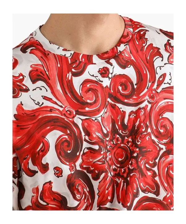 Dolce & Gabbana Dolce Gabbana Majolica Printed T-shirt