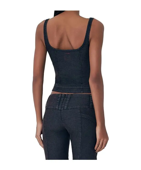 KNWLS Miss Sixty X Pleated Vest