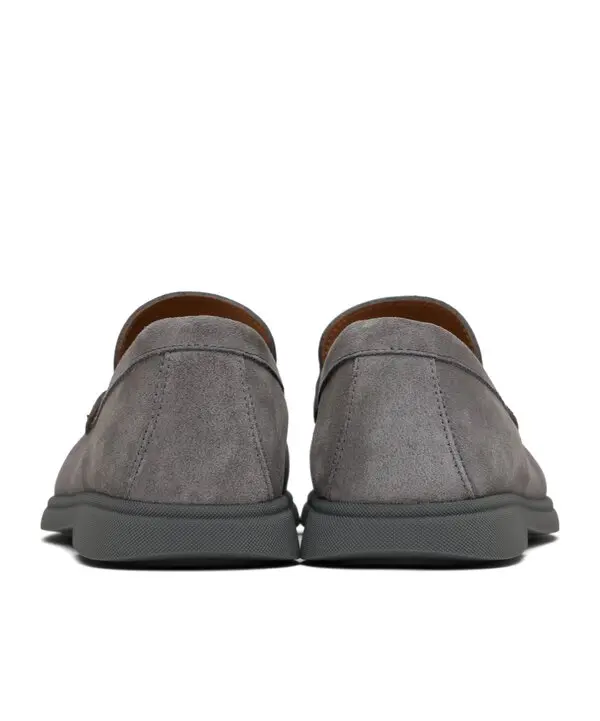 Hugo Boss Suede Loafers With Contrast Sole