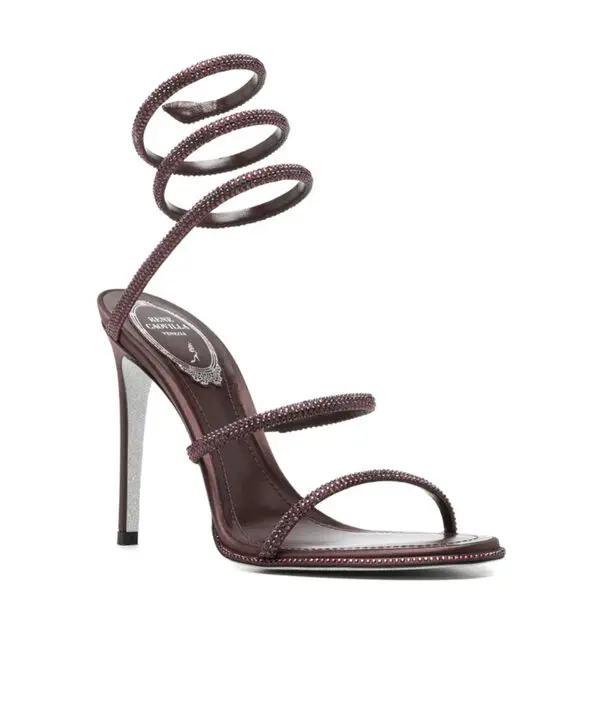 Rene Caovilla Embellished Stiletto Sandals - Multicolor
