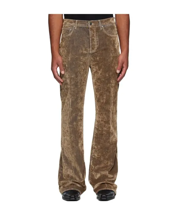 Amiri Velvet Flare Jeans