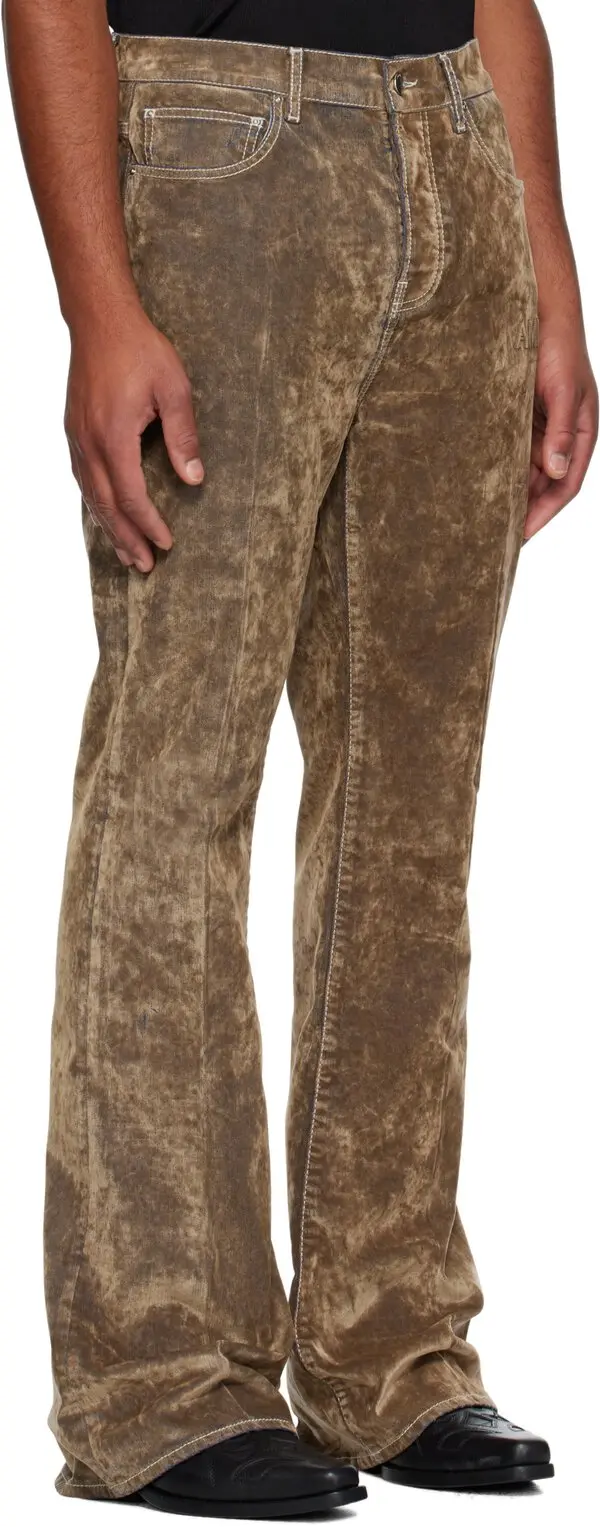 Amiri Velvet Flare Jeans