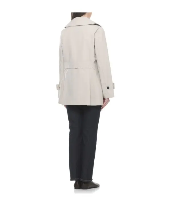SAVE THE DUCK Double-breasted Trench Coat - Beige