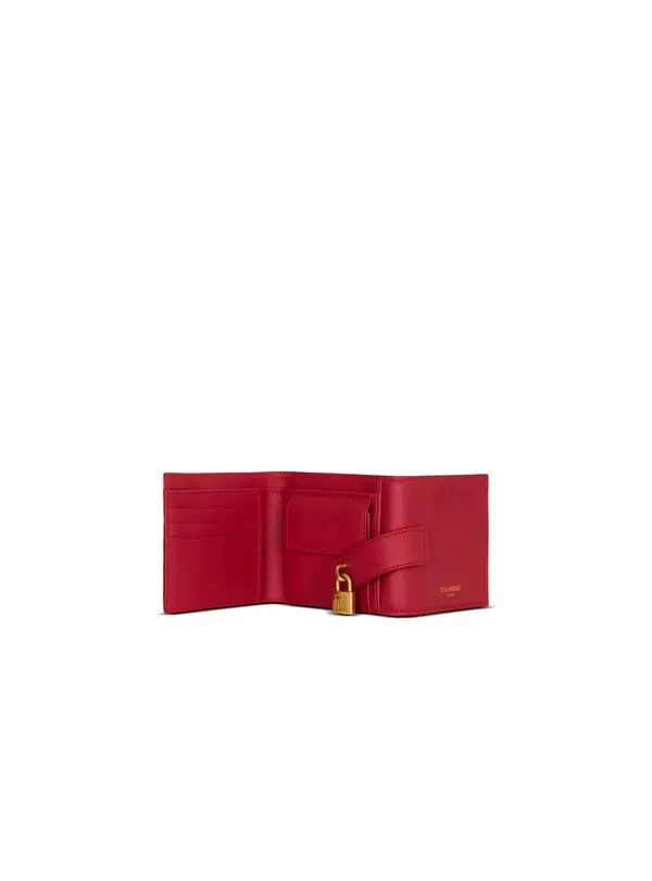 Balmain Pulse Trifold Smooth Leather Wallet