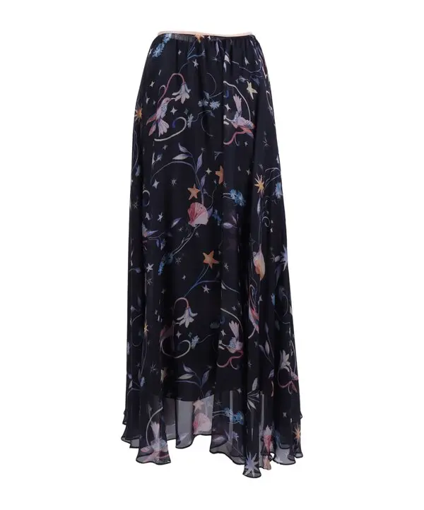 FORTE_FORTE Printed Midi Skirt
