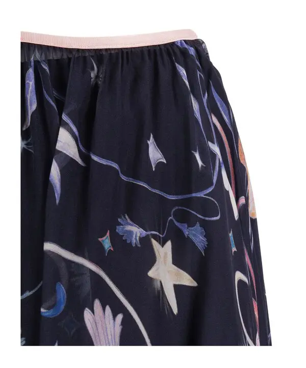 FORTE_FORTE Printed Midi Skirt
