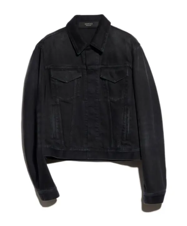 Gucci Washed Cotton Denim Jacket