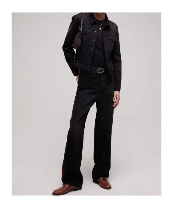 Gucci Washed Cotton Denim Jacket